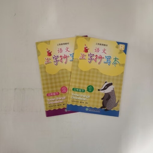 2023春 语文拼音生字抄写本 三年级下 1,2分册 R
