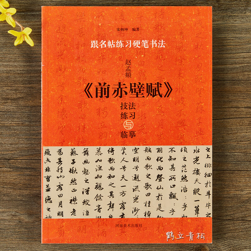 跟名帖练习硬笔书法 赵孟頫《前赤壁赋》技法练习与临摹行书硬笔书法字帖