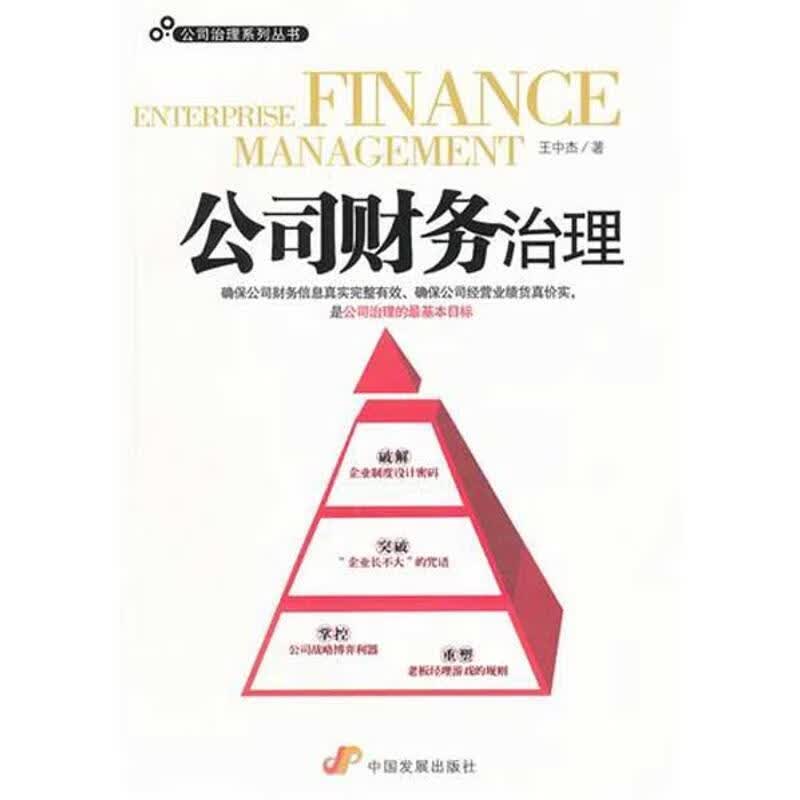 公司财务治理 王中杰著 中国发展出版社