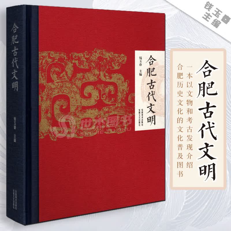 合肥古代文明 钱玉春 中国城市历史介绍合肥五千年的历史文明鉴赏书籍 合肥历史文化的文化普及图书籍艺术理论 安徽美术出版社