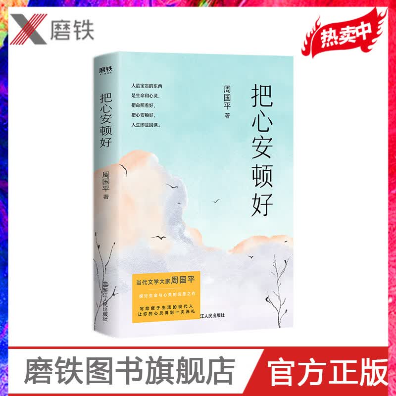 新版平装 把心安顿好 彩插新版 写给疲于生活的现代人当代文学大家哲学家周国平探讨生命与心灵的沉思之