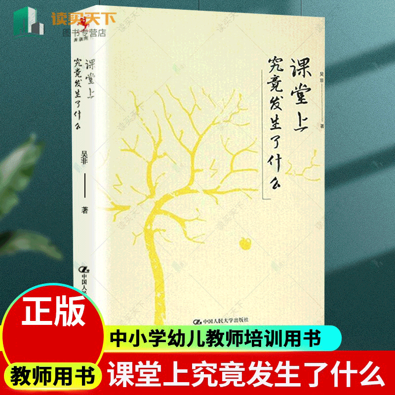 课堂上究竟发生了什么 吴非著 中小学幼儿教师培训用书班主任管理书籍 教育理论书教师职业发展 中国人民大学出版社