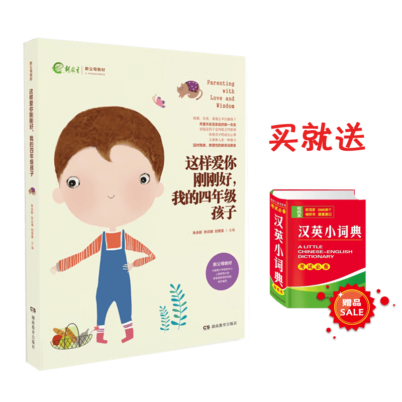 全新 这样爱你刚刚好 我的四年级孩子 赠汉英小词典 名家推