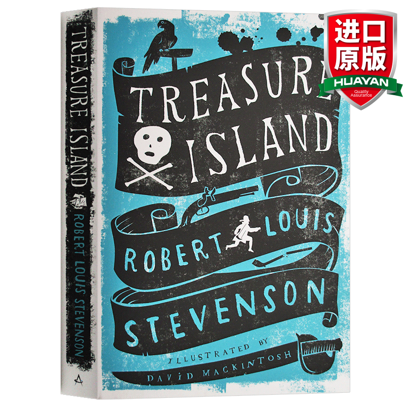 英文原版 金银岛 Treasure Island 海盗小说 儿童经典文学 英语课外阅读