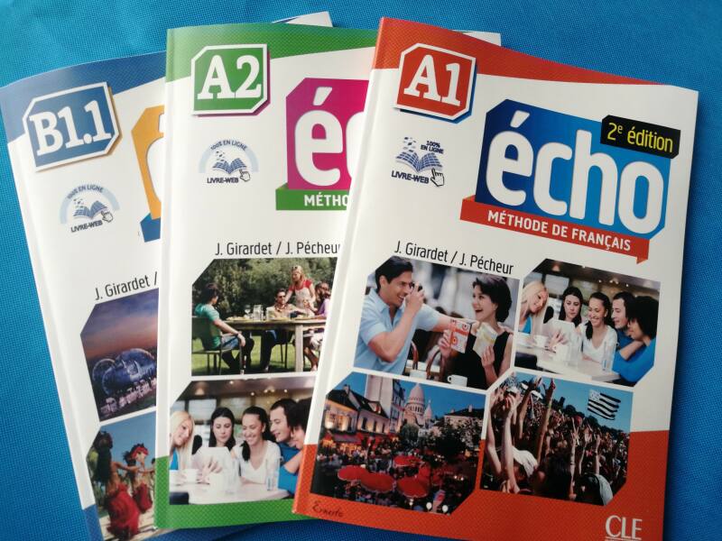 老师推荐法语教材Echo A1 A2 B1.1/B1.2第二版 配音频 A1