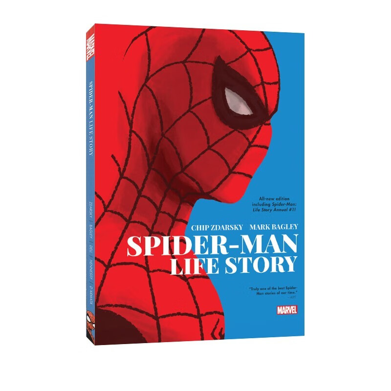 英文原版 Spider-Man: Life Story 蜘蛛侠 漫威青少年全彩漫画 适合年龄段10岁-16岁