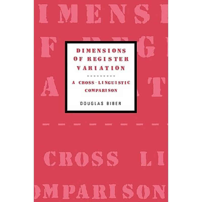 Dimensions of Register Variation: A Cross-Li...