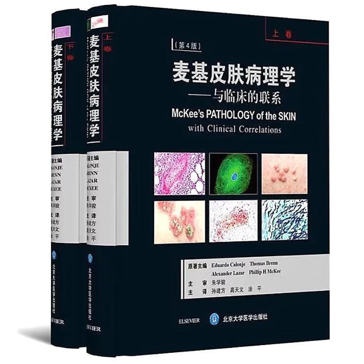 麦基皮肤病理学 与临床的联系 第四4版 朱学骏(彩页)