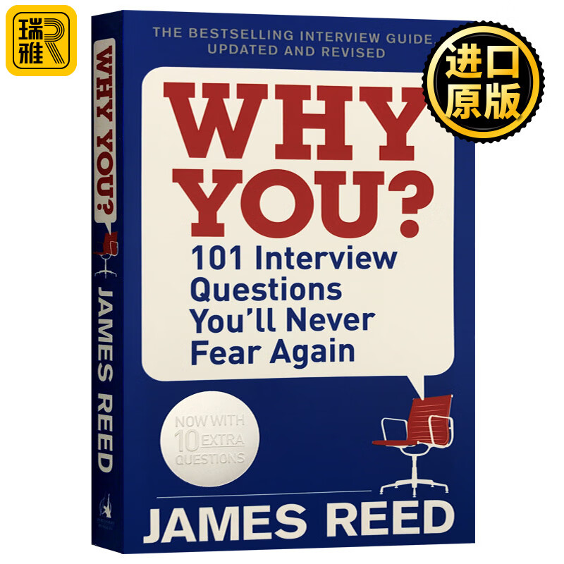 英文原版 101个面试问题你再也不会害怕 Why You 101 Interview Questions You'll Never Fear Again 求职面试指南 进口原版英语书籍