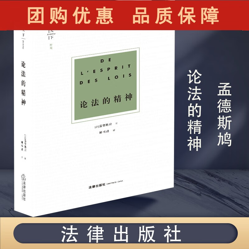 论法的精神 孟德斯鸠