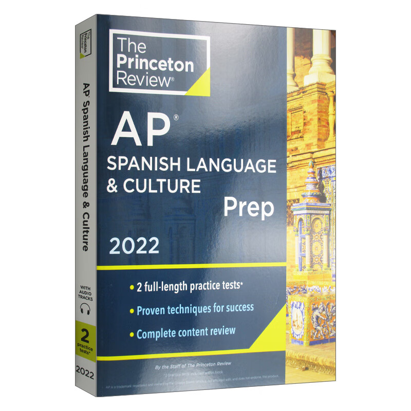 Princeton Review Ap Spanish Language And Culture Prep 2022 英文原版 西班牙语语言和文化 英文版