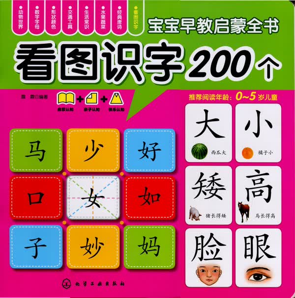 宝宝早教启蒙全书--看图识字200个 露霖 编著