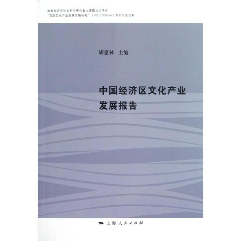 中国经济区文化产业发展报告