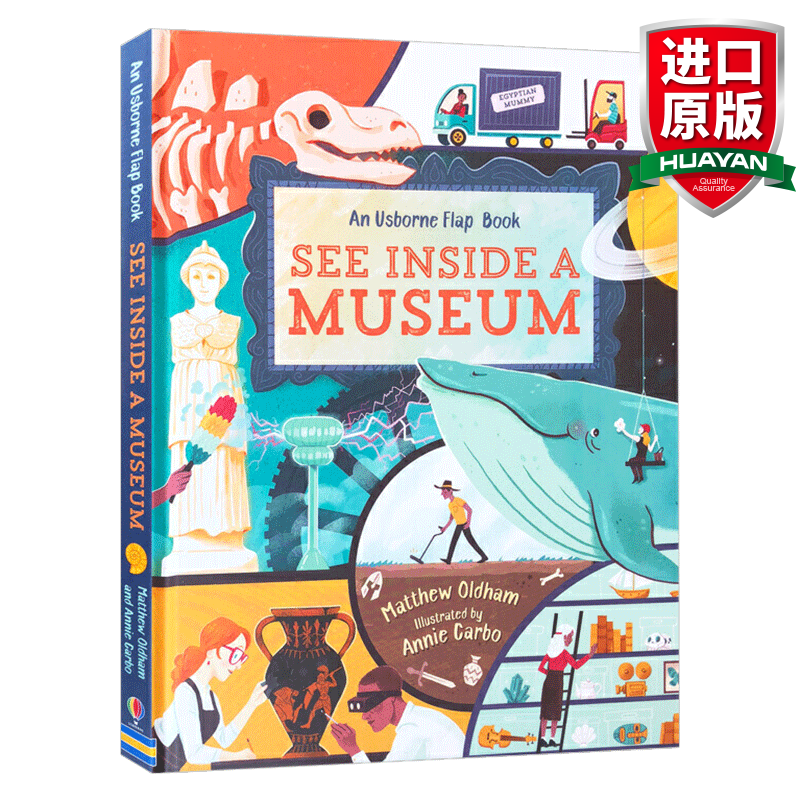英文原版 博物馆 Usborne See Inside A Museum 尤斯伯恩看里面系列 全英文版
