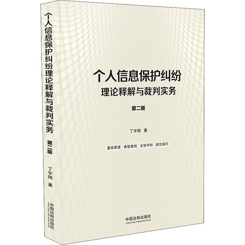 个人信息保护纠纷理论释解与裁判实务 第2版 丁宇翔 书籍