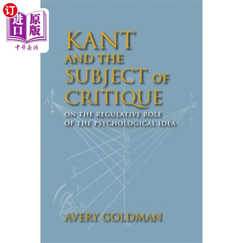 海外直订Kant and the Subject of Critique 康德与批判主体