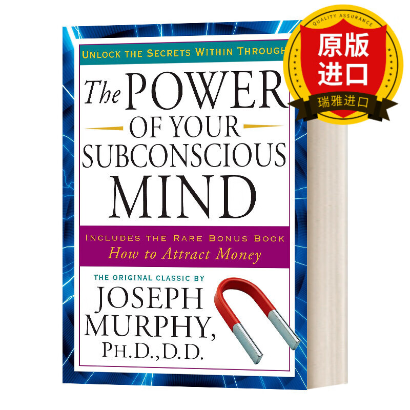 英文原版 The Power of Your Subconscious Mind 潜意识的力量 英文版 进口英语原版书籍