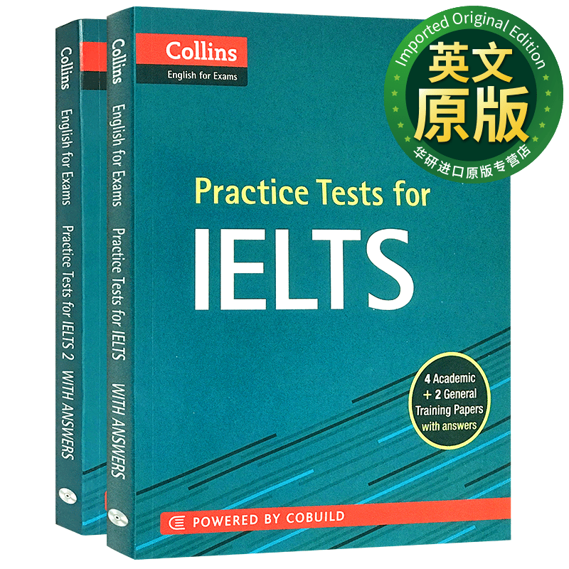 柯林斯雅思考试英语模拟题 英文原版 Collins Practice Tests for IELTS 英文版