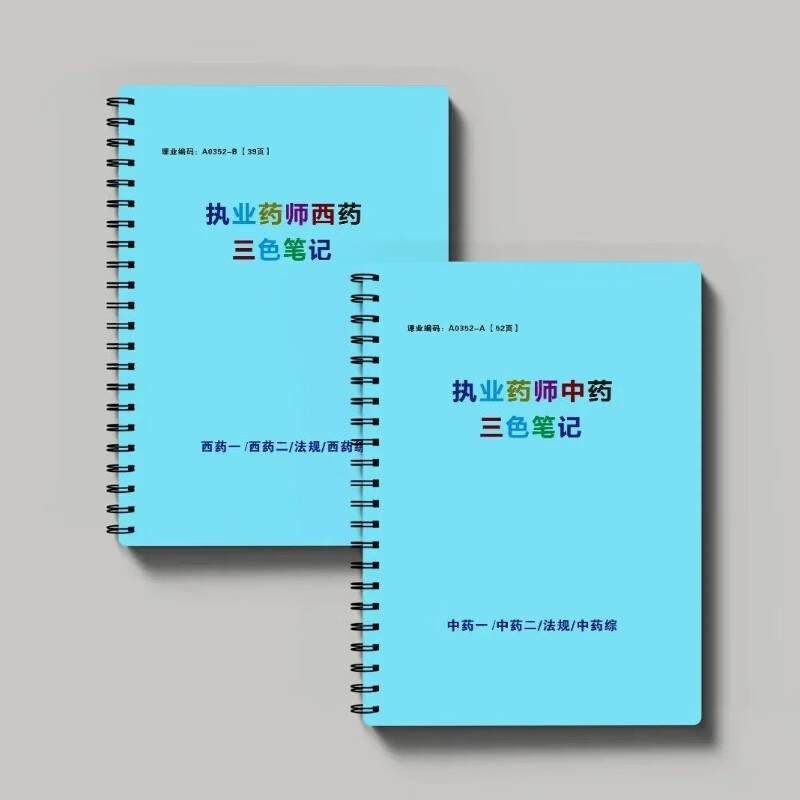 2023执业药师中药西药考试三色笔记重点总结知识点 中药52页(四科内容)