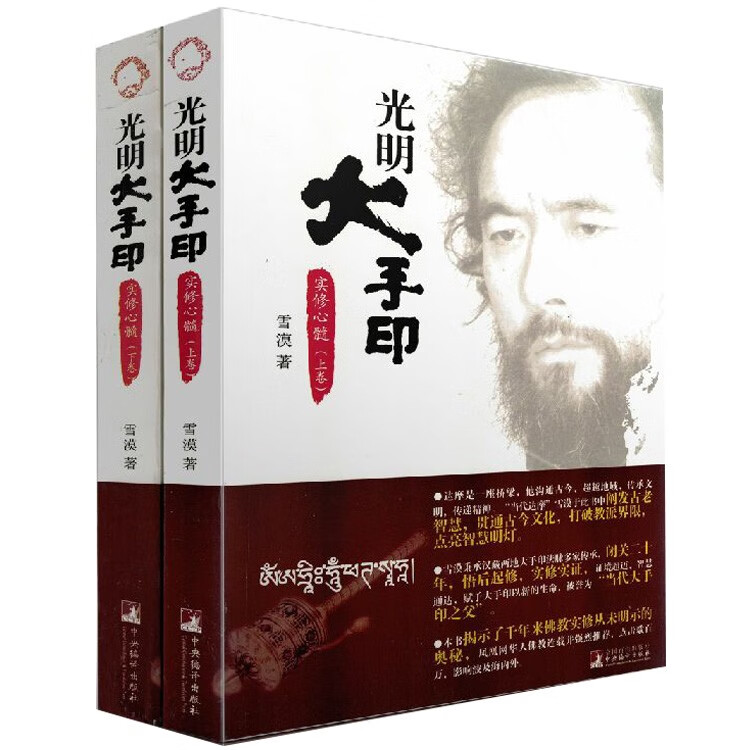 光明大手印：实修心髓（套装共2册）雪漠的书雪漠作品雪漠书藏传佛教书藏传佛教经书藏密书藏密佛书籍