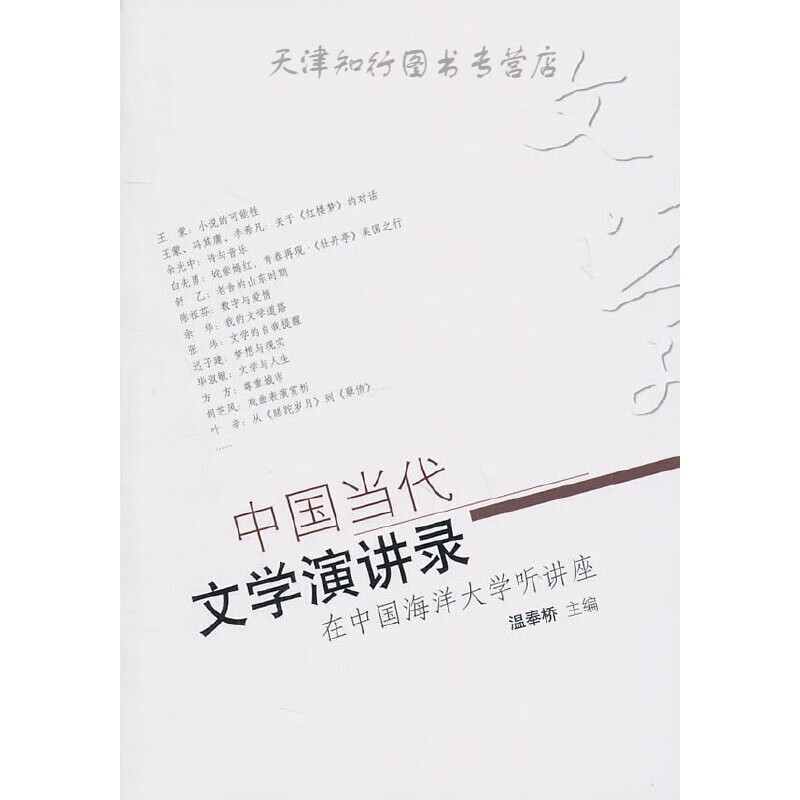 中国当代文学演讲录