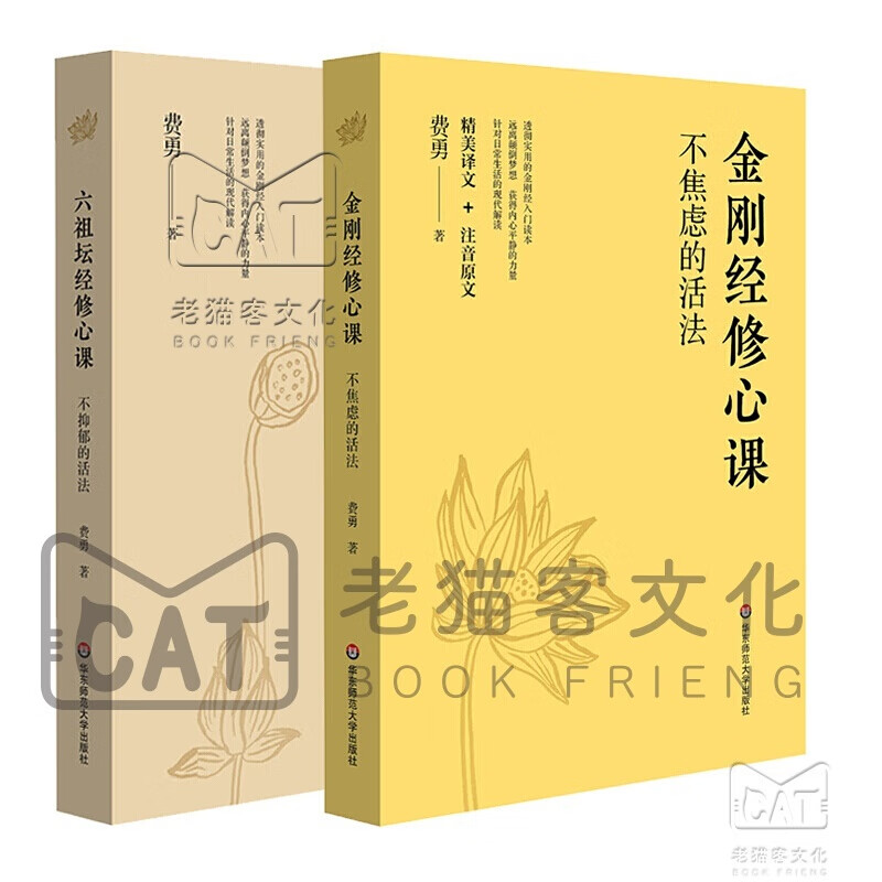 金刚经修心课+六祖坛经修心课（套装共2册）
