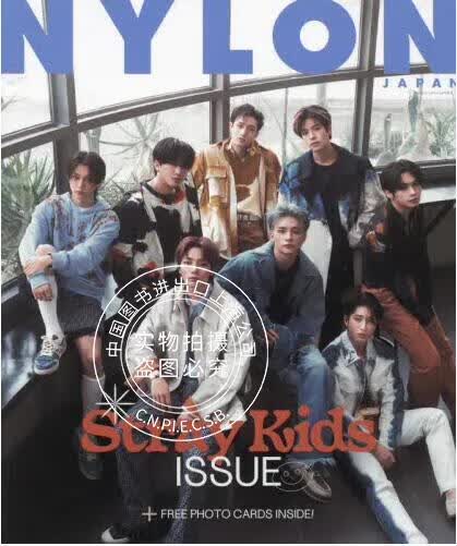 现货 进口日文 杂志 NYLON JAPAN Stray Kids ISSUE