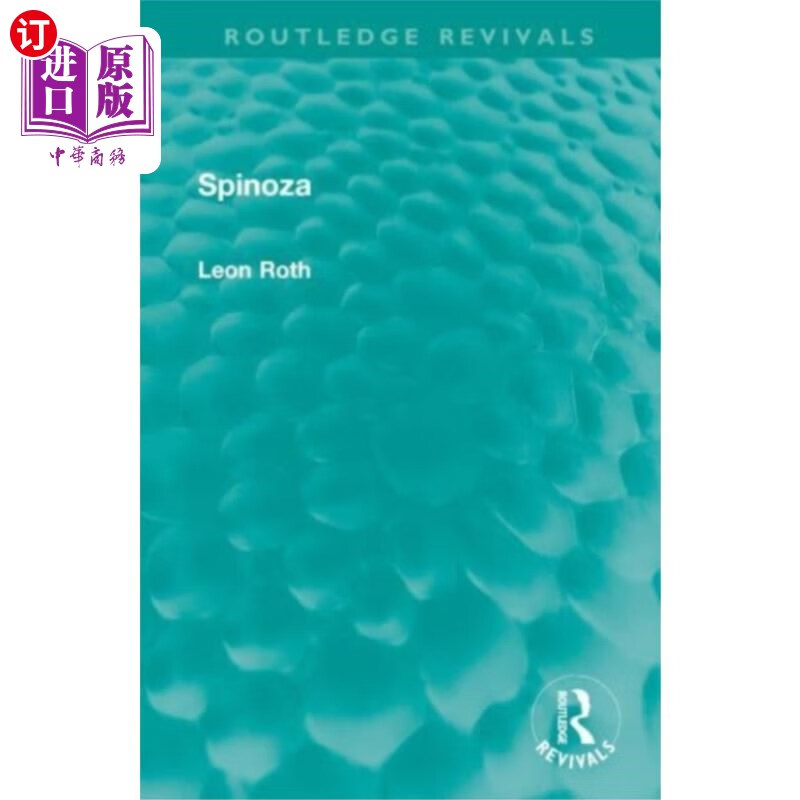 海外直订Spinoza 斯宾诺莎