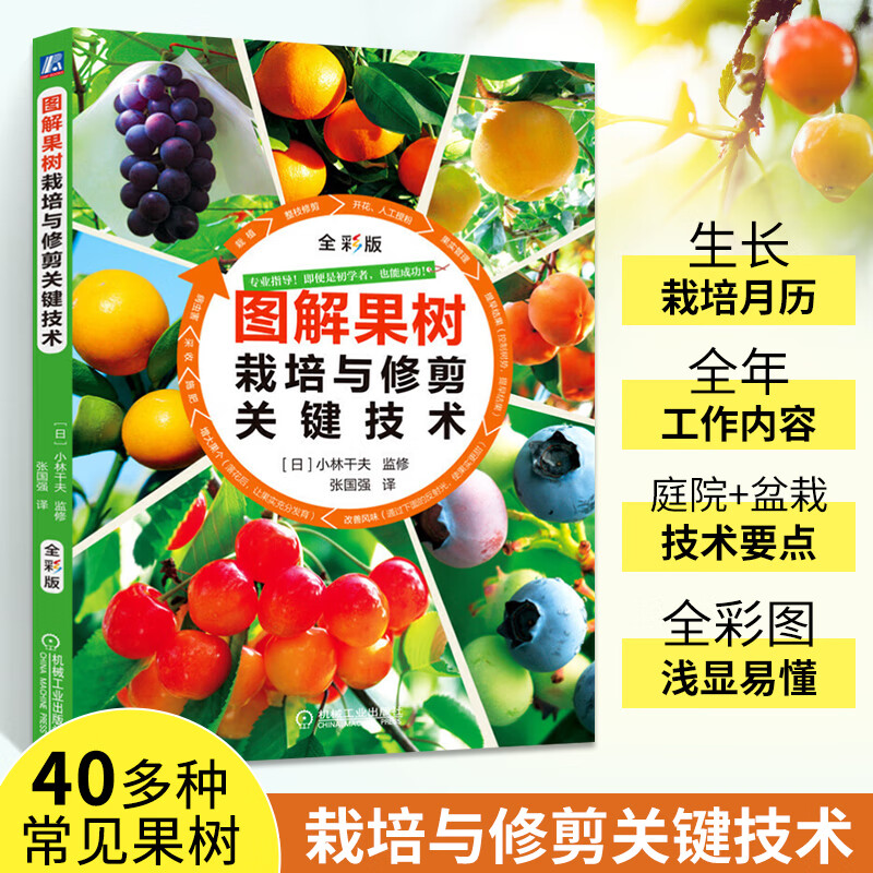 图解果树栽培与修剪关键技术 果树种植技术大全书果树栽培书籍果树嫁接技术图解果树病虫害诊断