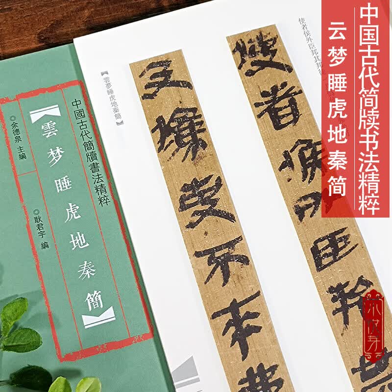 中国古代简牍书法精粹 云梦睡虎地秦简 毛笔书法字帖 临摹赏析 秦简字帖 毛笔古代简牍书法 简牍书法研究