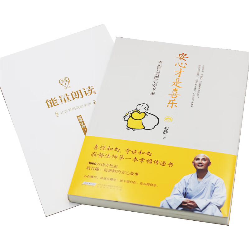 安心才是喜乐寂静法师著 能量朗读折页幸福只要把心安下来心灵励志畅销书