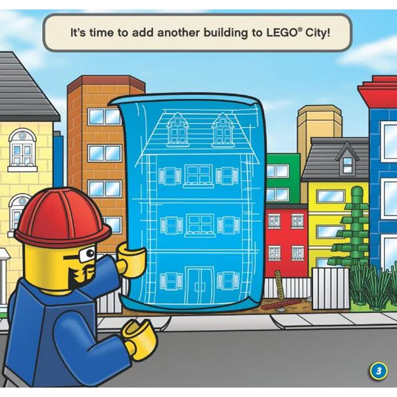 进口英文原版 英文进口原版 LEGO CITY BUILD THIS CITY 乐高城市，建造这座城