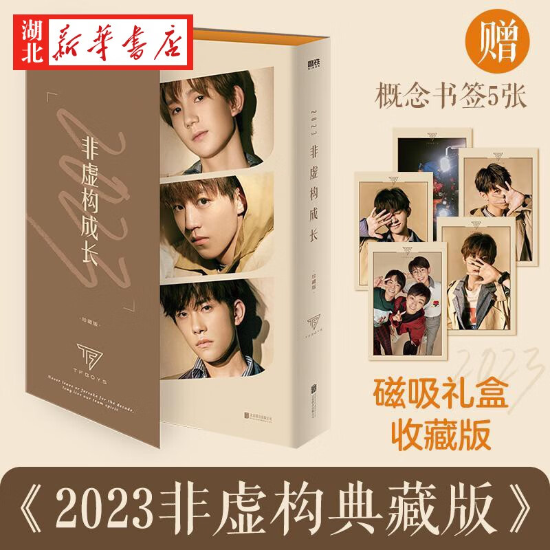 【磁吸礼盒珍藏版】2023非虚构成长 tfboys组合十周年书籍 五周年纪念版 王源王俊凯易烊千玺成长小说图书籍 官方周边 磨铁