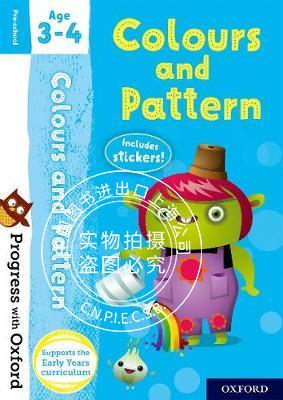 预售 进口原版/PWO: COLOUR/PATTERN AGE 3-4 BK/STICKER/ROBINSON/