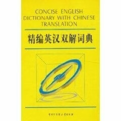 精编英汉双解词典