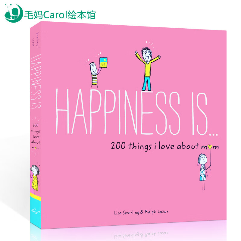 英文原版 Happiness Is 200 Things I Love about Mum幸福是200件关于我爱妈妈的事 3-6岁