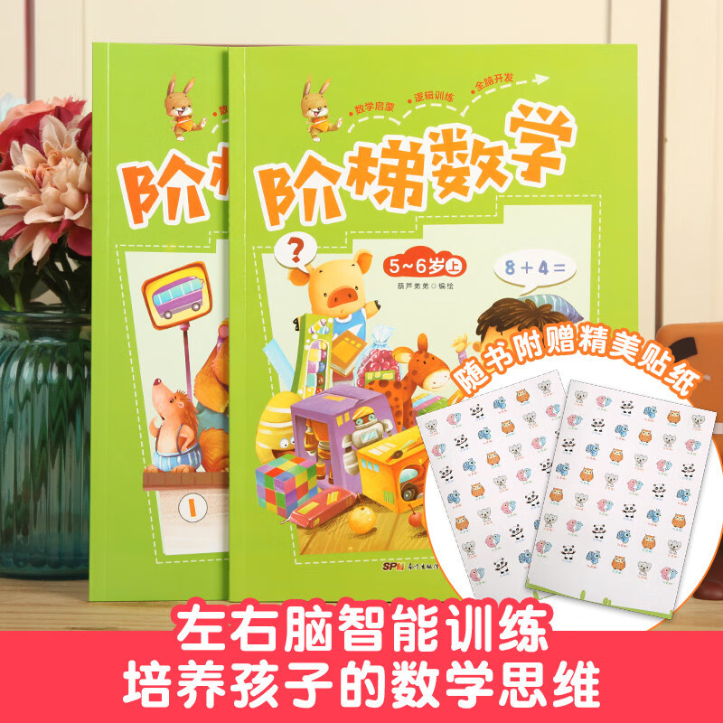 阶梯数学5-6岁：全2册