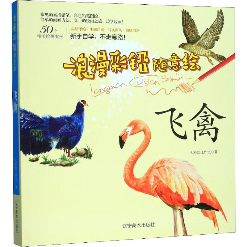 浪漫彩铅随意绘 飞禽