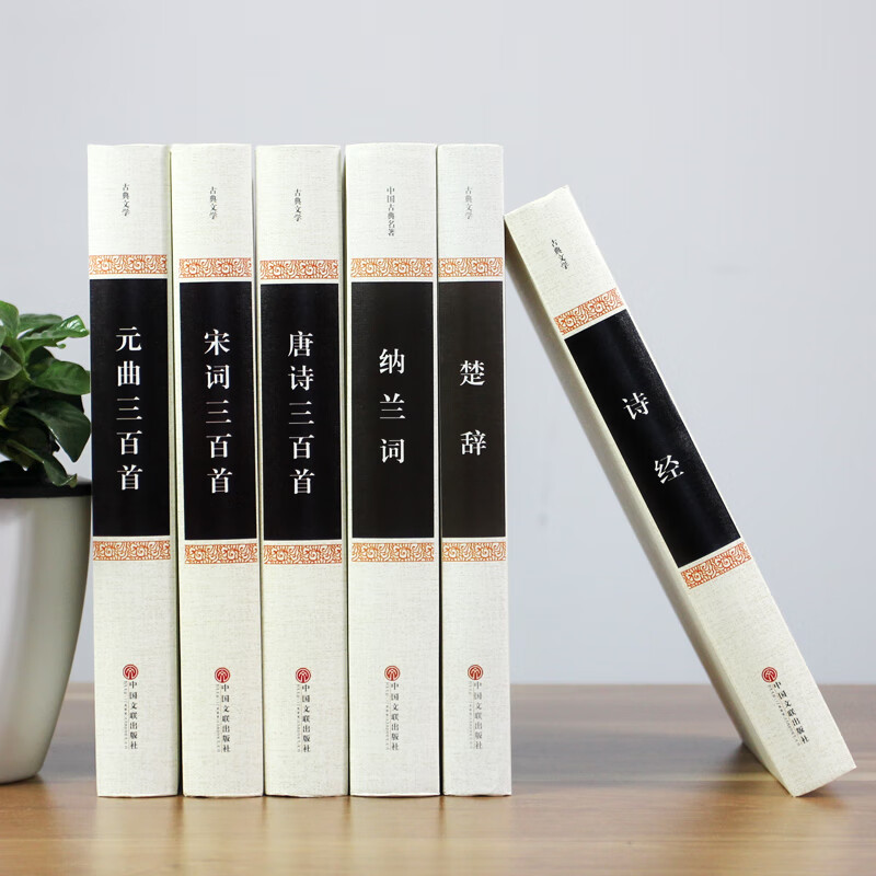 【6册】完整版中国古诗词大全集 诗词歌赋全诗经纳兰词纳兰容若唐诗宋词元曲三百首全套注释+赏析风