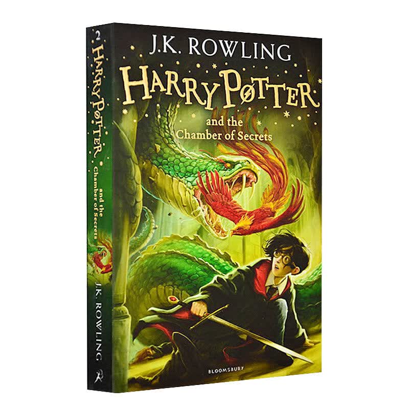 现货 英文原版 哈利波特与密室2 Harry Potter and the Chamber of Secrets 第二部 哈利波特系列 搭魔法石原著小说进口英语书籍