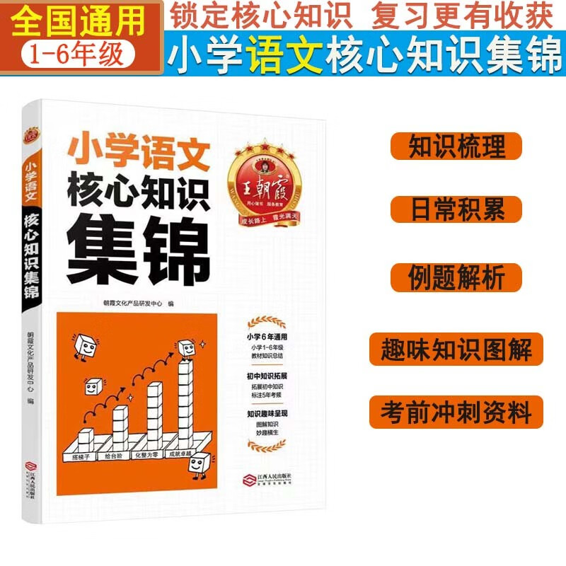 王朝霞 小学核心知识集锦语文基础知识大盘点一二三四五六年级小学知识大全考试总复习小升初书全国通用送本