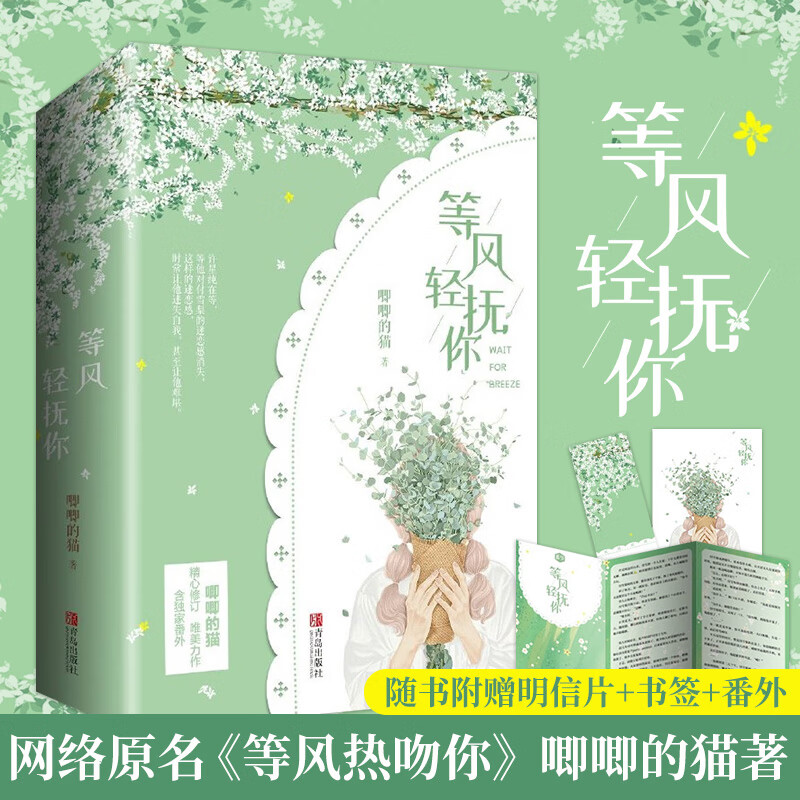 现货速发【书籍 】 等风轻抚你小说全2册 原名等风热吻你小说 唧唧的猫著 青春爱情校园言情小说见过你的