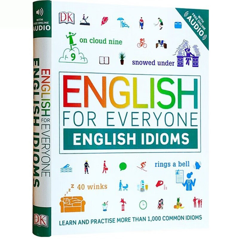 英文原版 DK新视觉 人人学英语 习语 English for Everyone English Idioms 英语综合训练参考书 梦想童趣城.