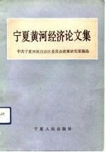 宁夏黄河经济论文集