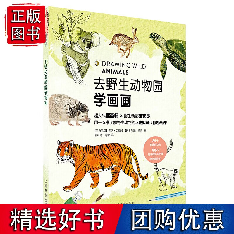 去野生动物园学画画