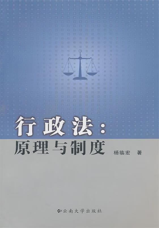 行政法:原理与制度