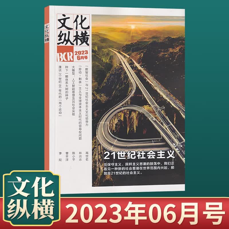 【4期现货】文化纵横杂志2023年4期新 文学时政双月刊时代变迁文化新闻信息报道国内高端思想评论类期刊杂志 2023年6月第3期 21世纪社会主义