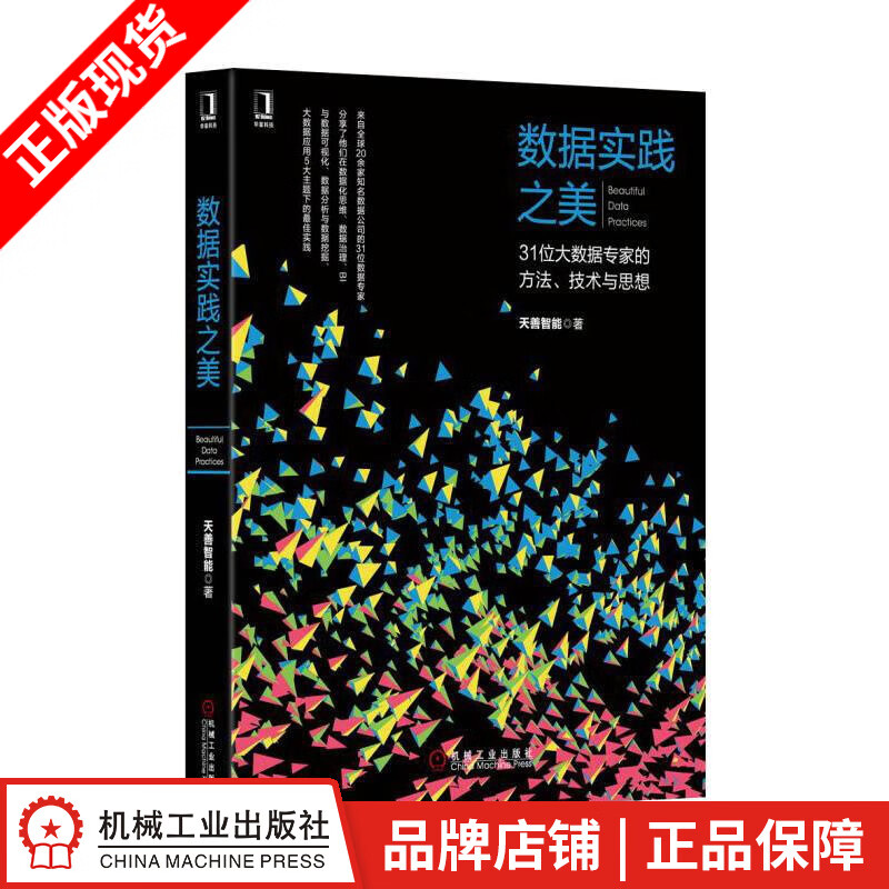 【特】数据实践之美：31位大数据专家的方法、技术与思想 天善智能|64565