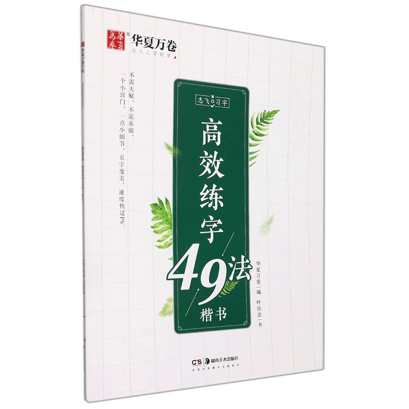 高效练字49法(楷书)/志飞习字
