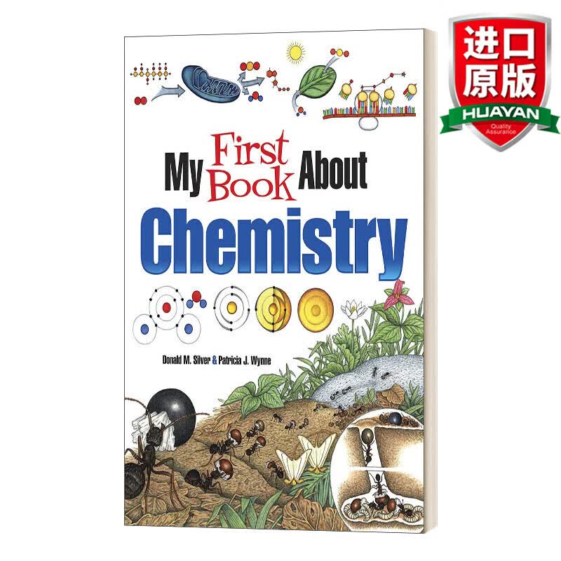My First Book About Chemistry 英文原版 我的第一本关于化学的书 彩色插图 Patricia J. Wynne 英文版 进口英语原版书籍